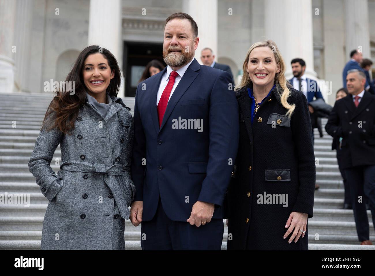 Florida Republican Representatives-elect Anna Paulina Luna, Aaron Bean ...
