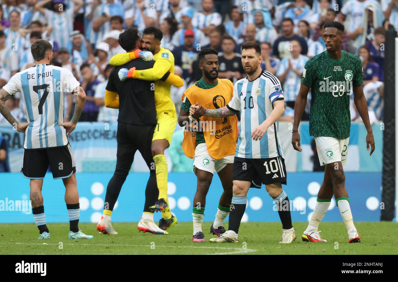 Argentina's Lionel MESSI after losing the World Cup Group C match at ...