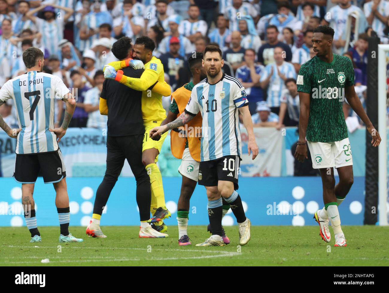 Argentina's Lionel MESSI after losing the World Cup Group C match at ...