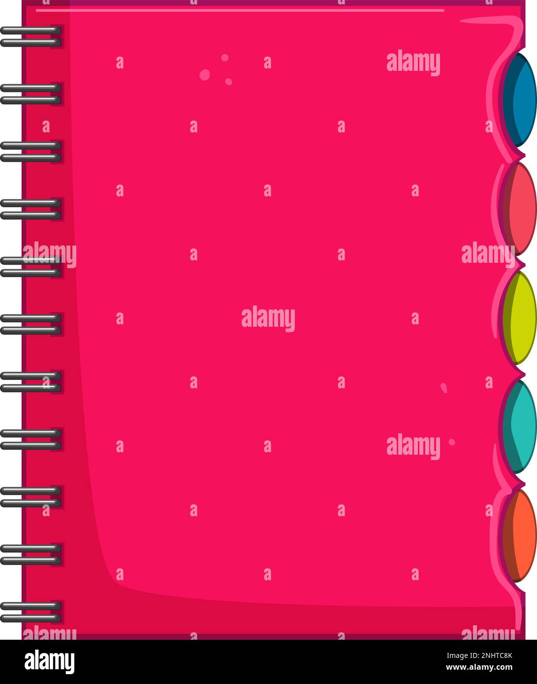 blank notebook cartoon vector illustration sign color Stock Vector ...