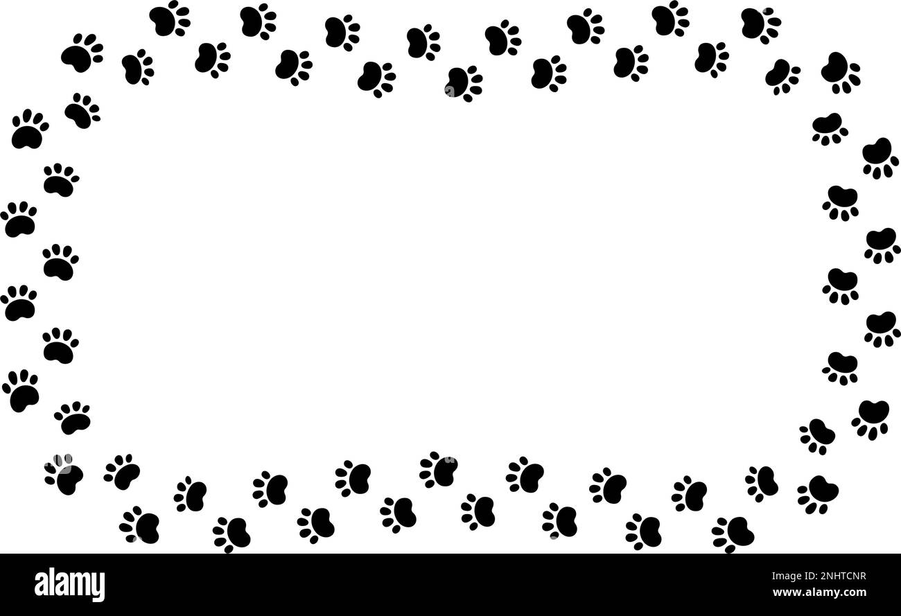 Cat Print Border