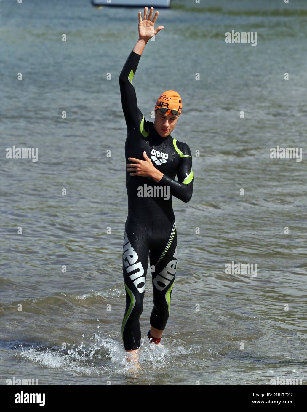 Sam Parry, of New Zealand, at the Triathlon New Zealand Genx/Marra ...