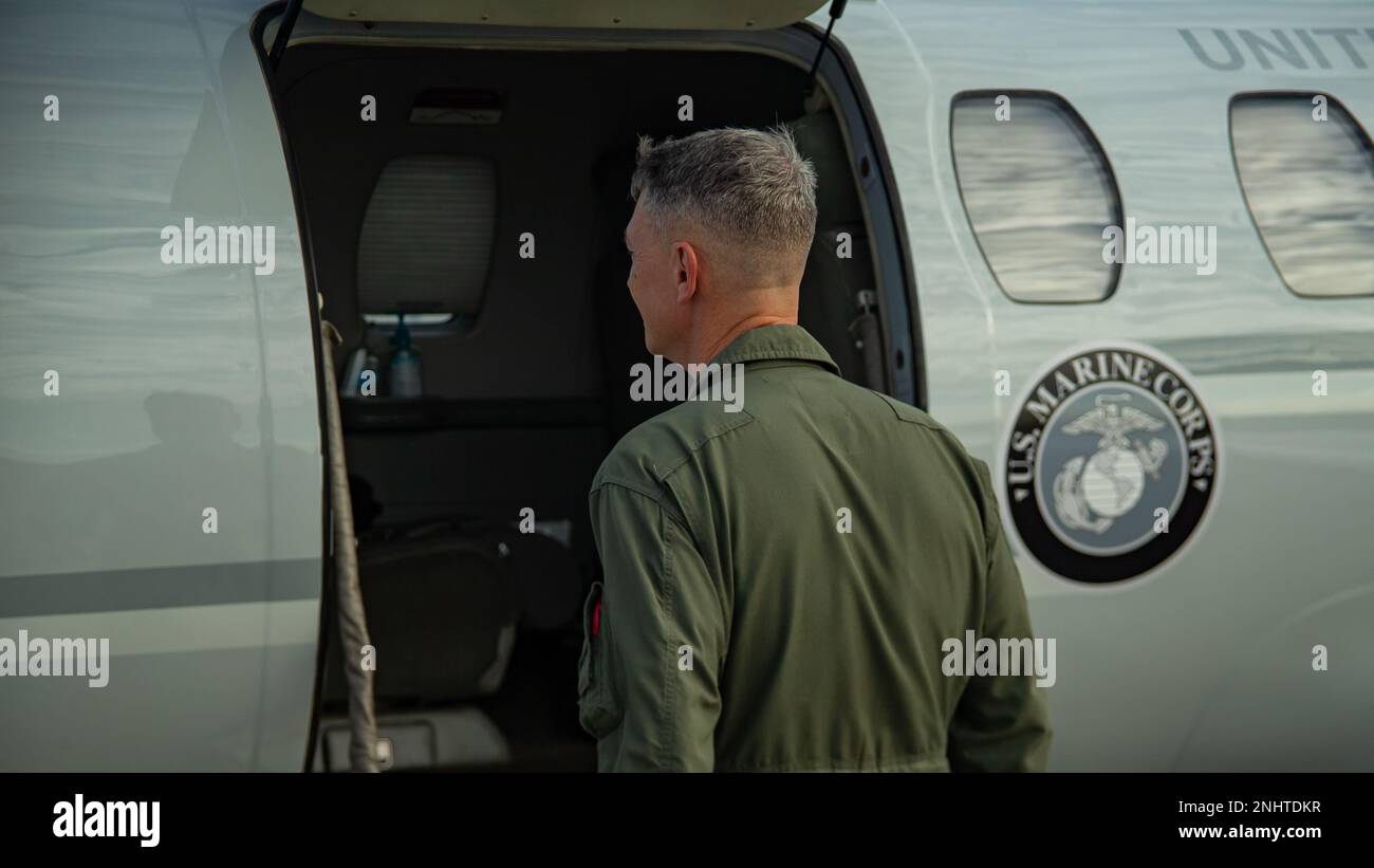 U.S. Marine Corps Col. Mikel Huber, Marine Corps Air Station (MCAS ...