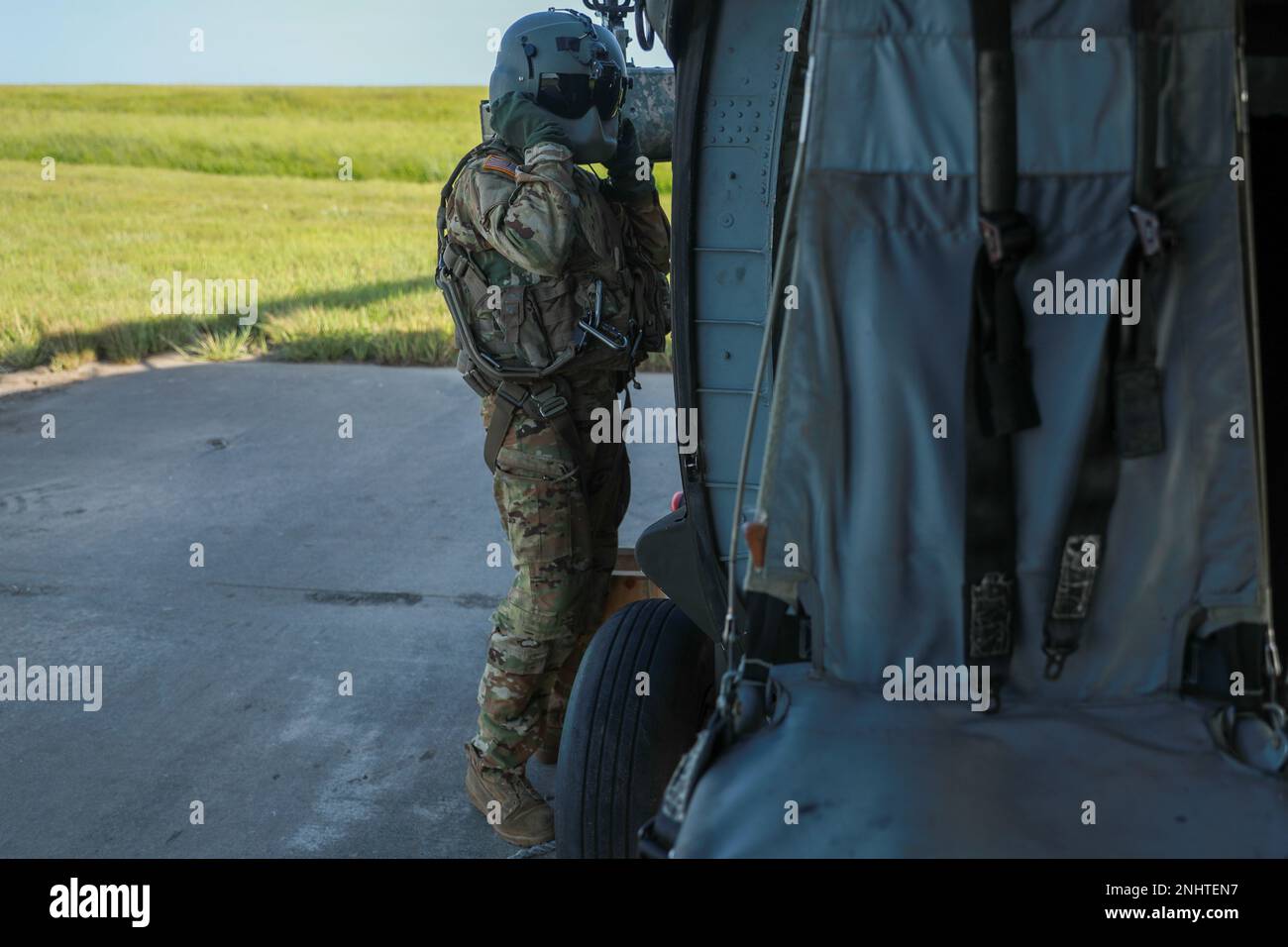 U.S. Army Spc. Kayama, a heavy machine gunner with 2nd General Support ...