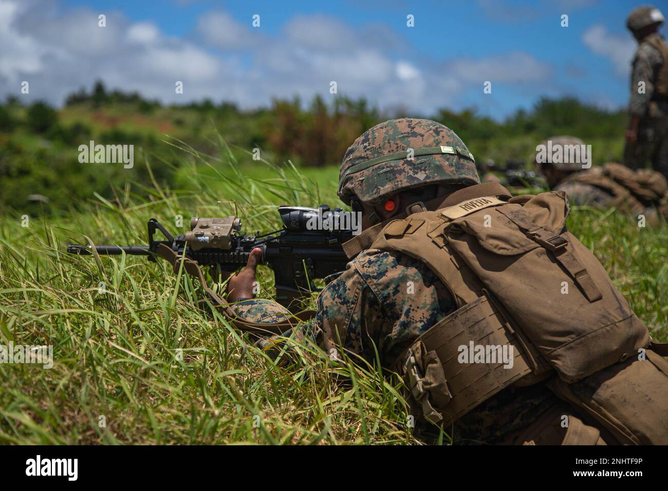 U S Marine Corps Lance Cpl Fernando Rivera A Rifleman With 3d