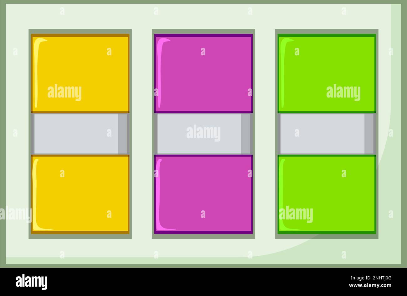 paper note sticker cartoon vector illustration sign Stock Vector Image ...