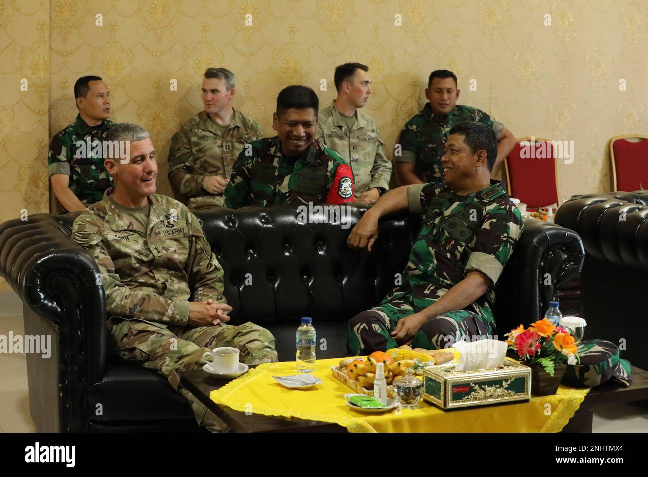 U.S. Army Maj. Gen. Stephen Smith, the commanding general of the 7th ...