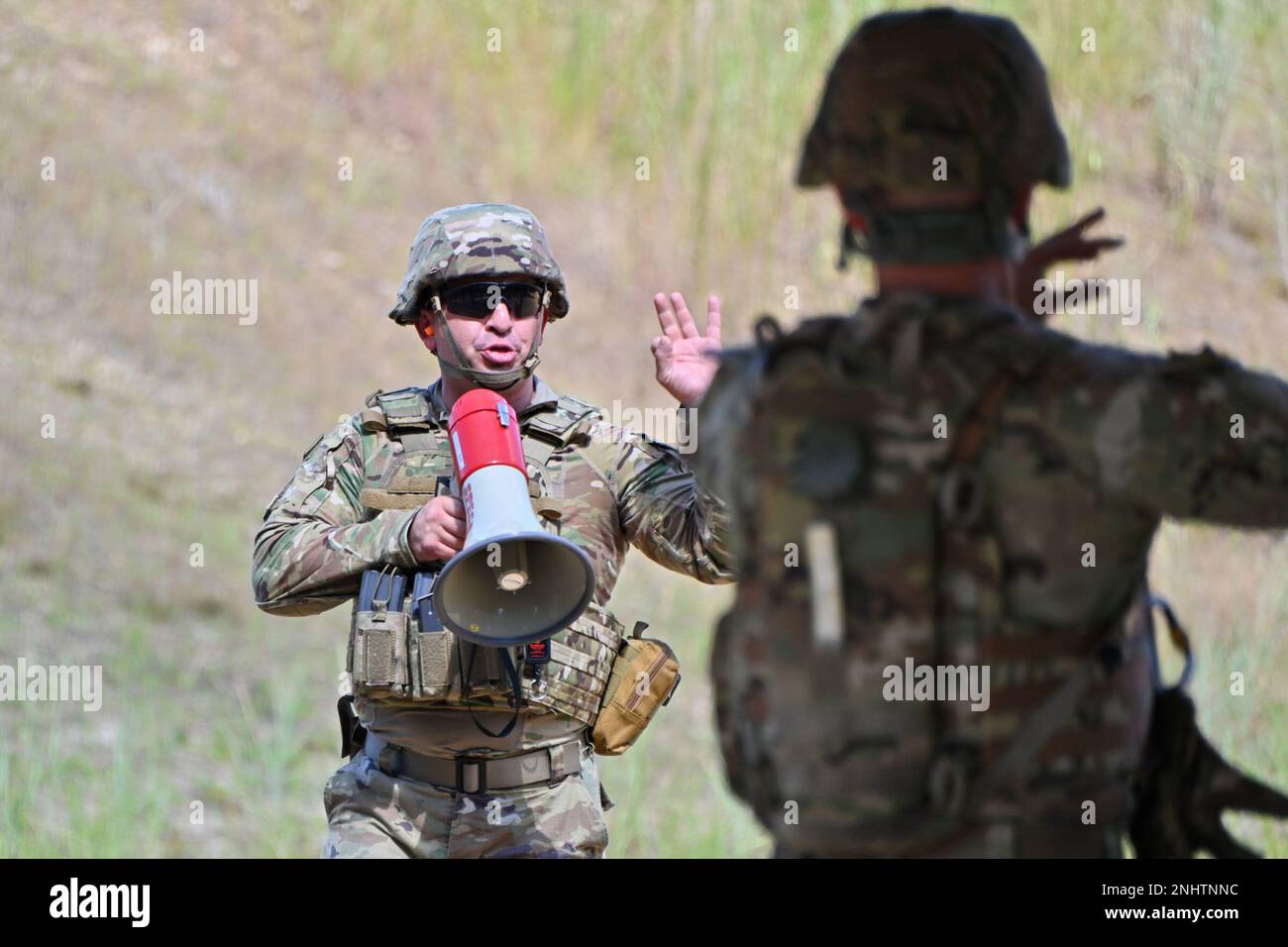 On the Fort Dix Range Complex the 411th Engineer Brigade is here on a ...