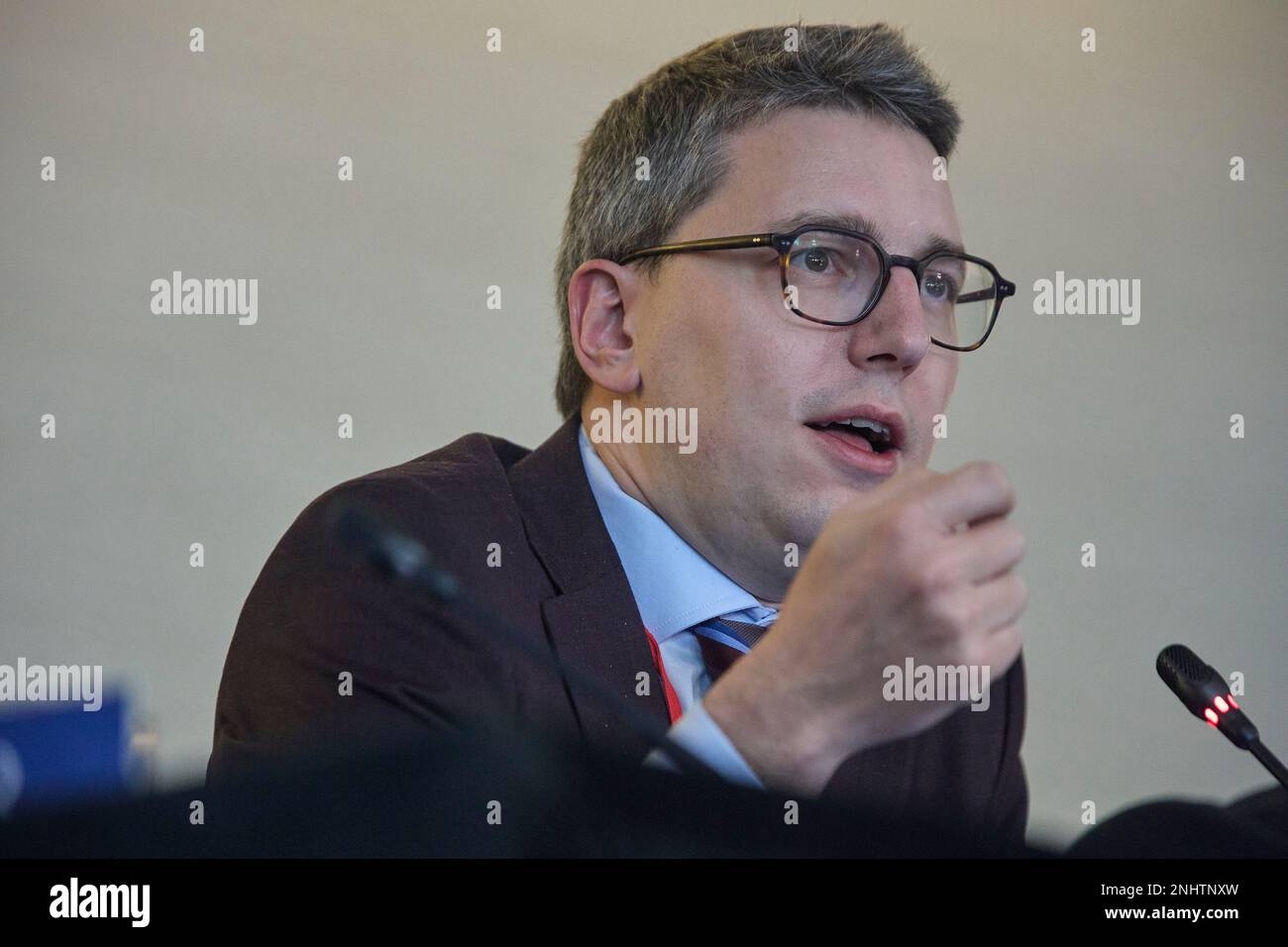 Science and Technology Committee Rapporteur General Sven Clement speaks ...