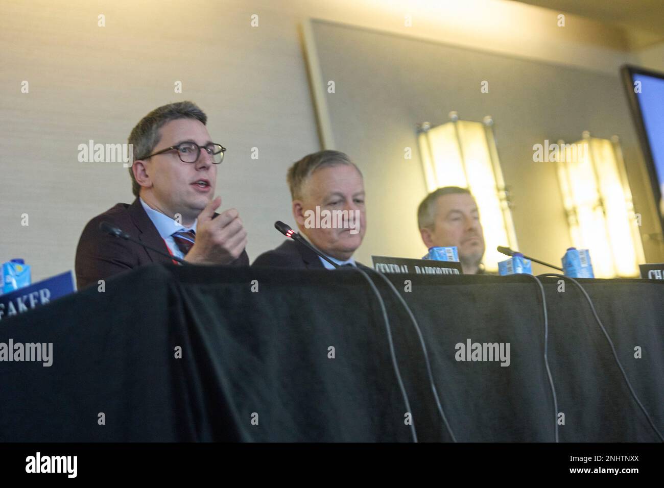 Science and Technology Committee Rapporteur General Sven Clement speaks ...