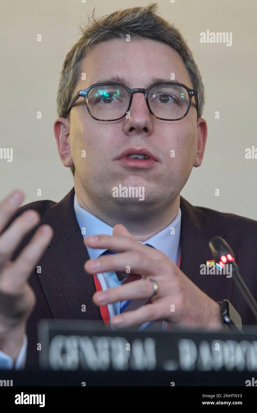 Science and Technology Committee Rapporteur General Sven Clement speaks ...