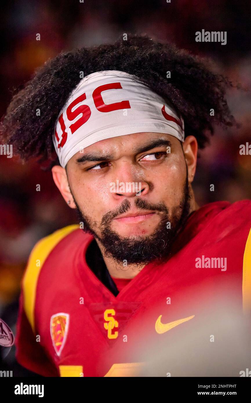 November 19, 2022 Pasadena, CA.USC Trojans quarterback Caleb Williams ...