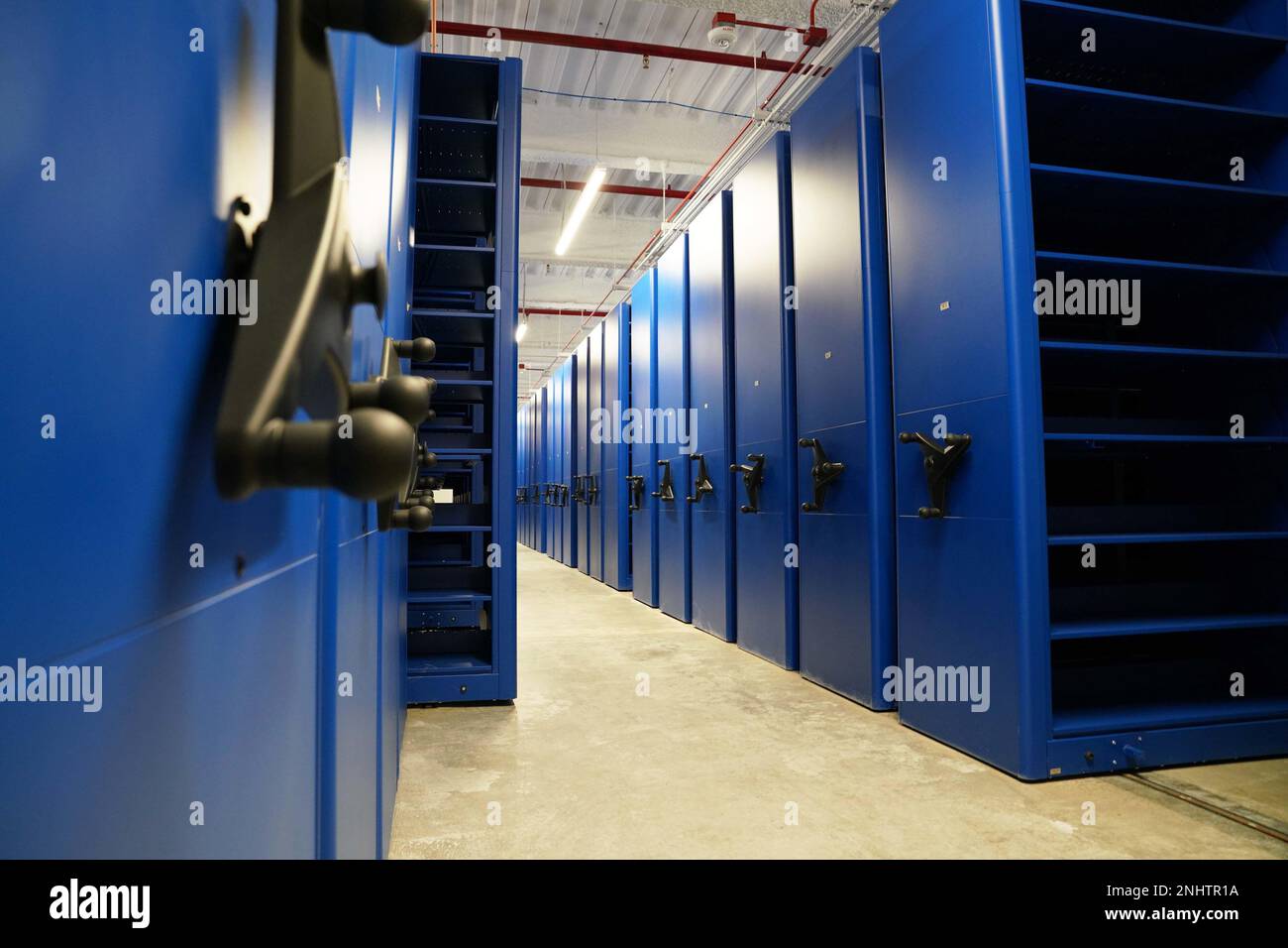 New archival space built as part of the renovation of Buildings 46 and ...