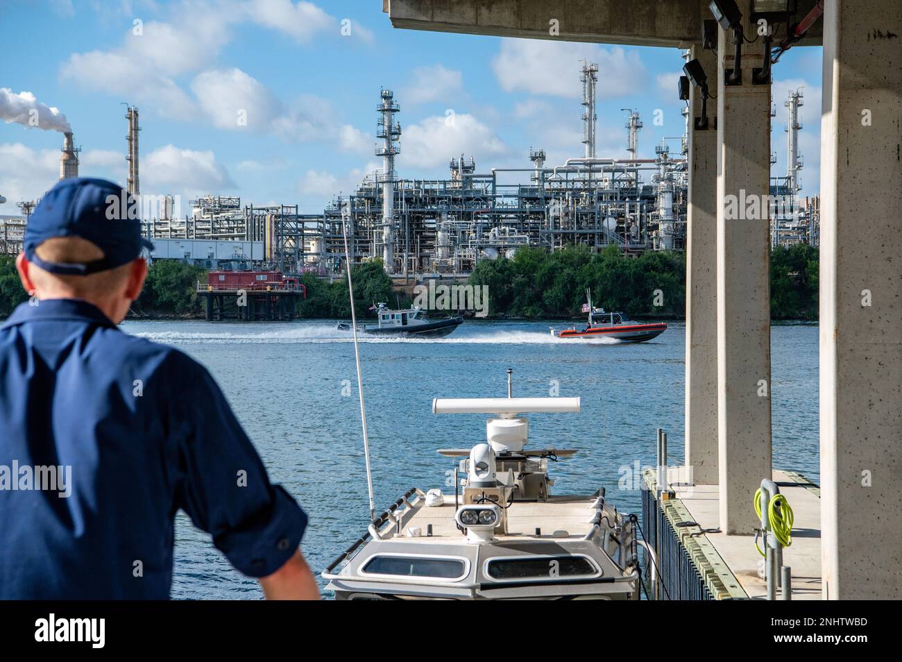 Capt. Jason Smith, commander, Coast Guard Sector Houston-Galveston ...