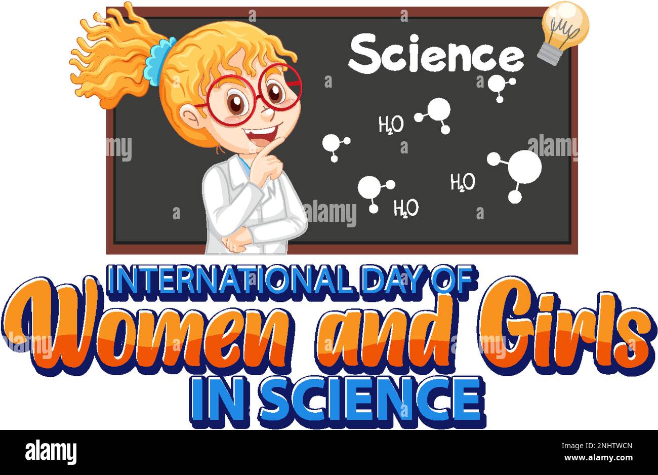 Women in science cartoon Stock Vector Images - Alamy