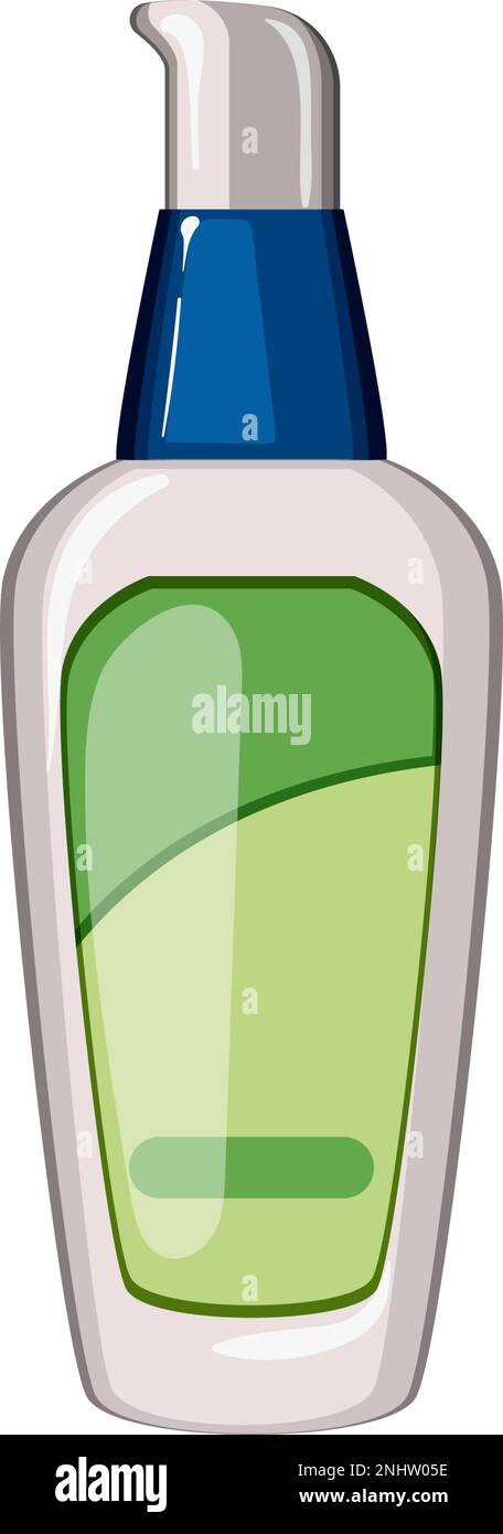 treatment lotion cartoon vector illustration sign color Stock Vector ...