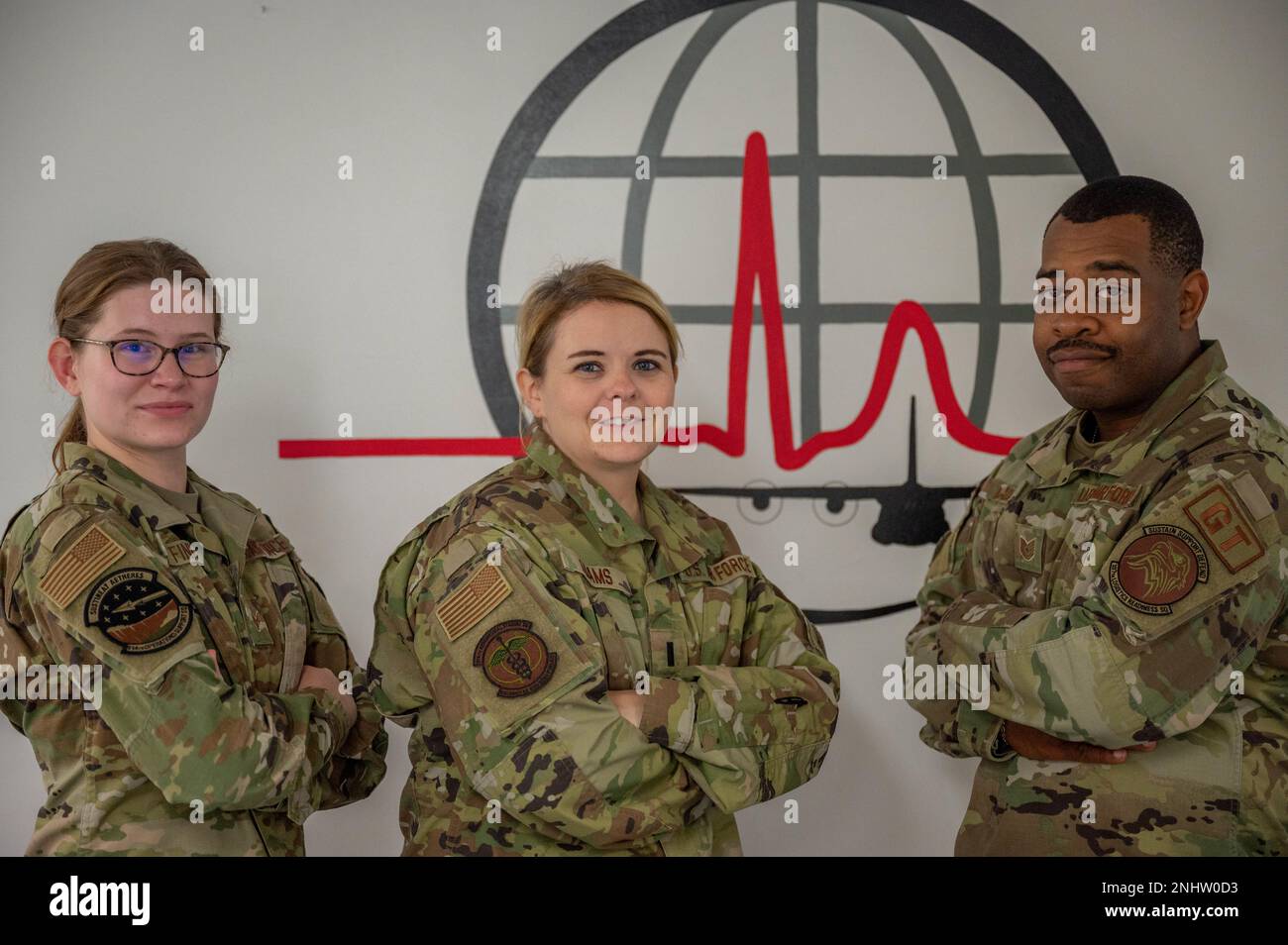Senior Airman Jessica Fink, a combat crew communications specialist ...