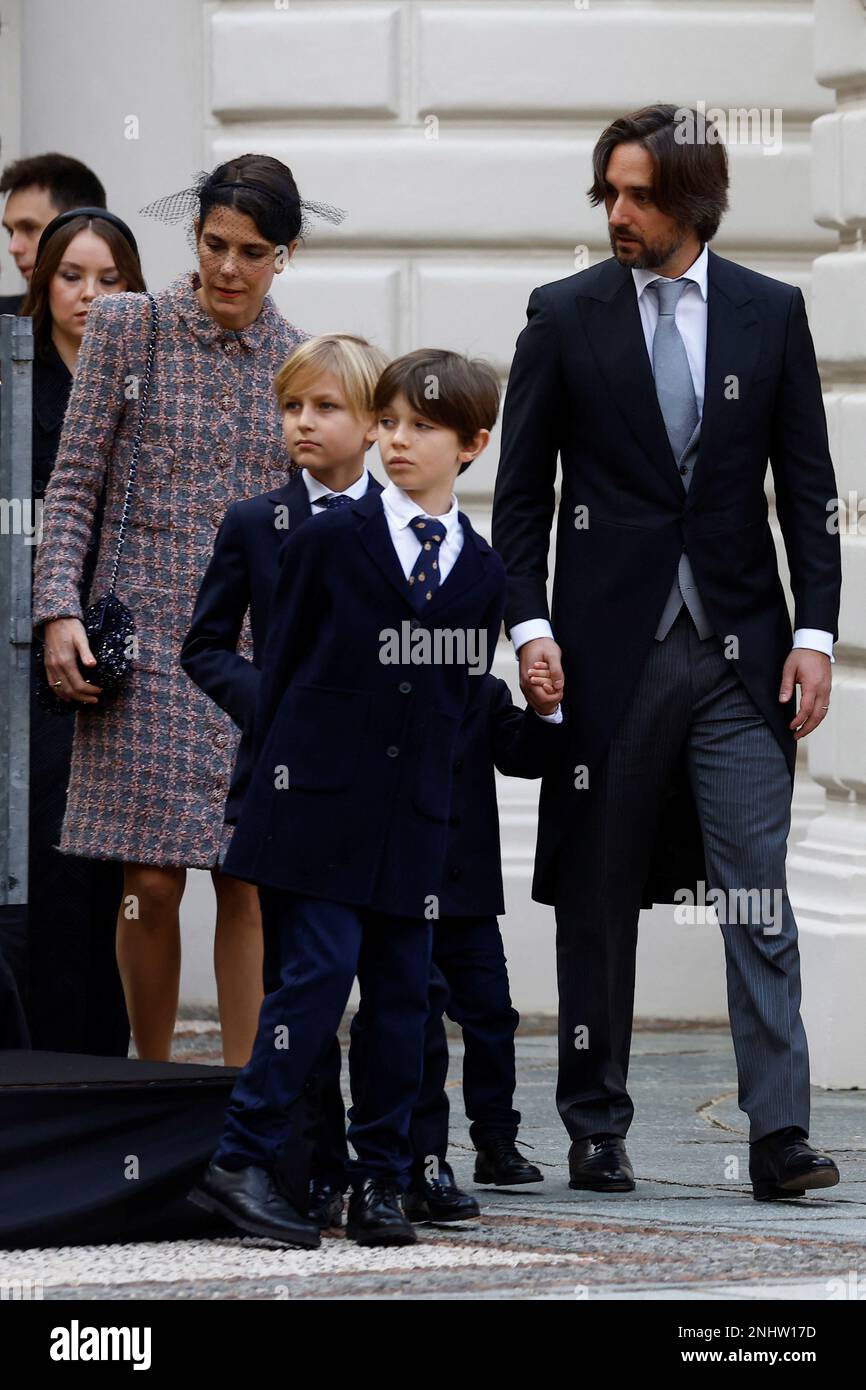 Charlotte Casiraghi and her husband Dimitri Rassam, Raphael Elmaleh ...