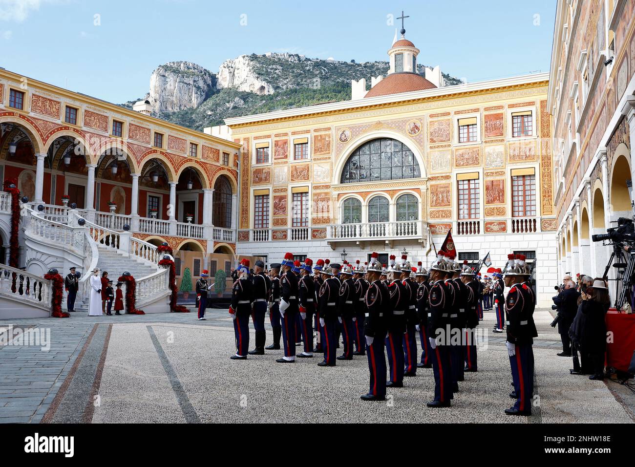 Prince Albert II of Monaco, Princess Charlene, Prince Jacques and ...
