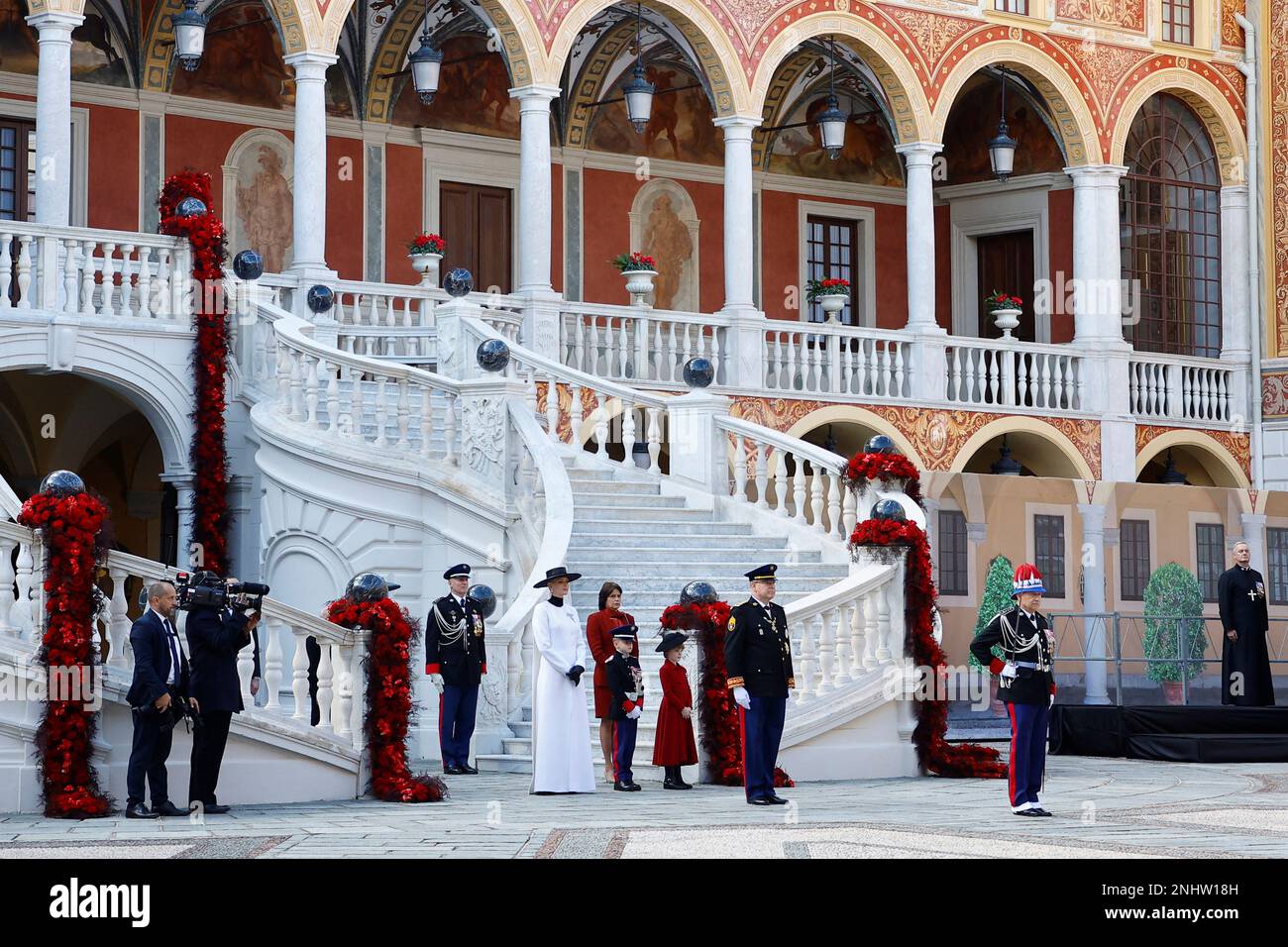 Prince Albert II of Monaco, Princess Charlene, Prince Jacques and ...