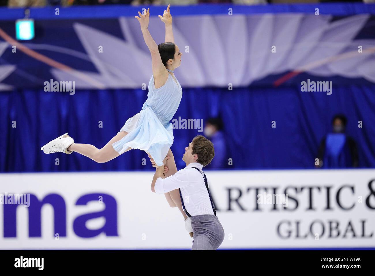 Caroline GREEN and Michael PARSONS of the U.S.A. perform during Ice ...