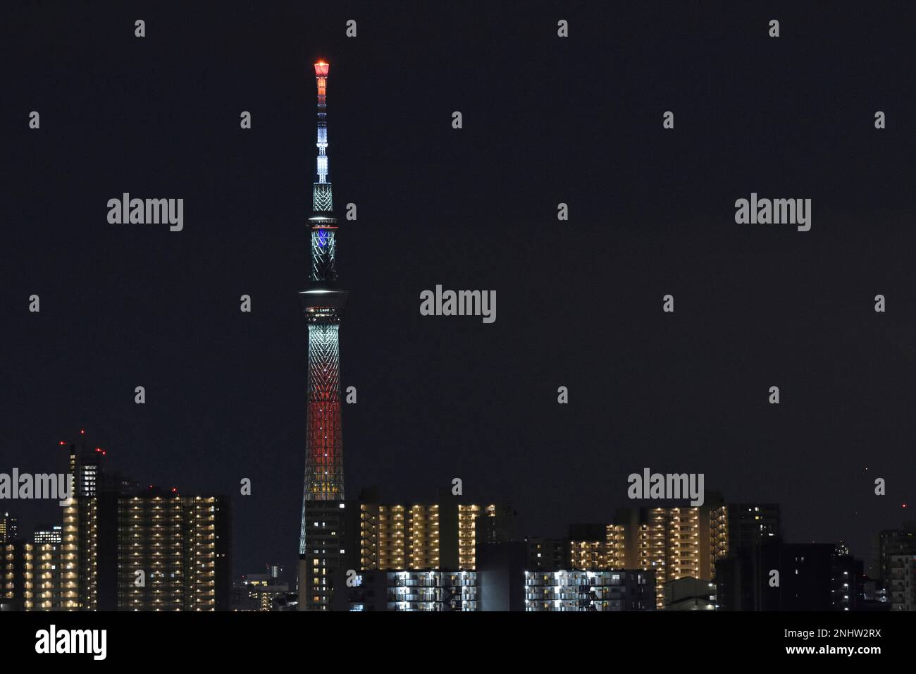 Tokyo SKY TREE is illuminated in Tokyo on Nov. 17, 2022. ( The Yomiuri ...