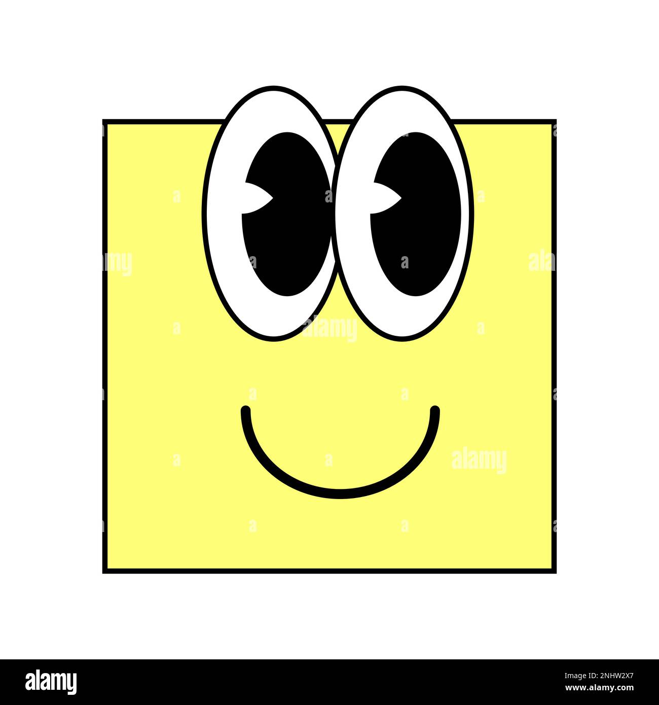 Groovy Cartoon funny cartoon smile geometric shape comic characters ...