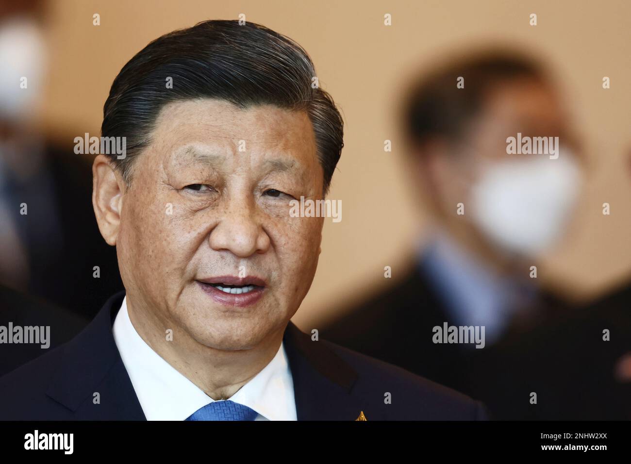 China's President Xi Jinping arrives for the Economic Leaders Meeting ...