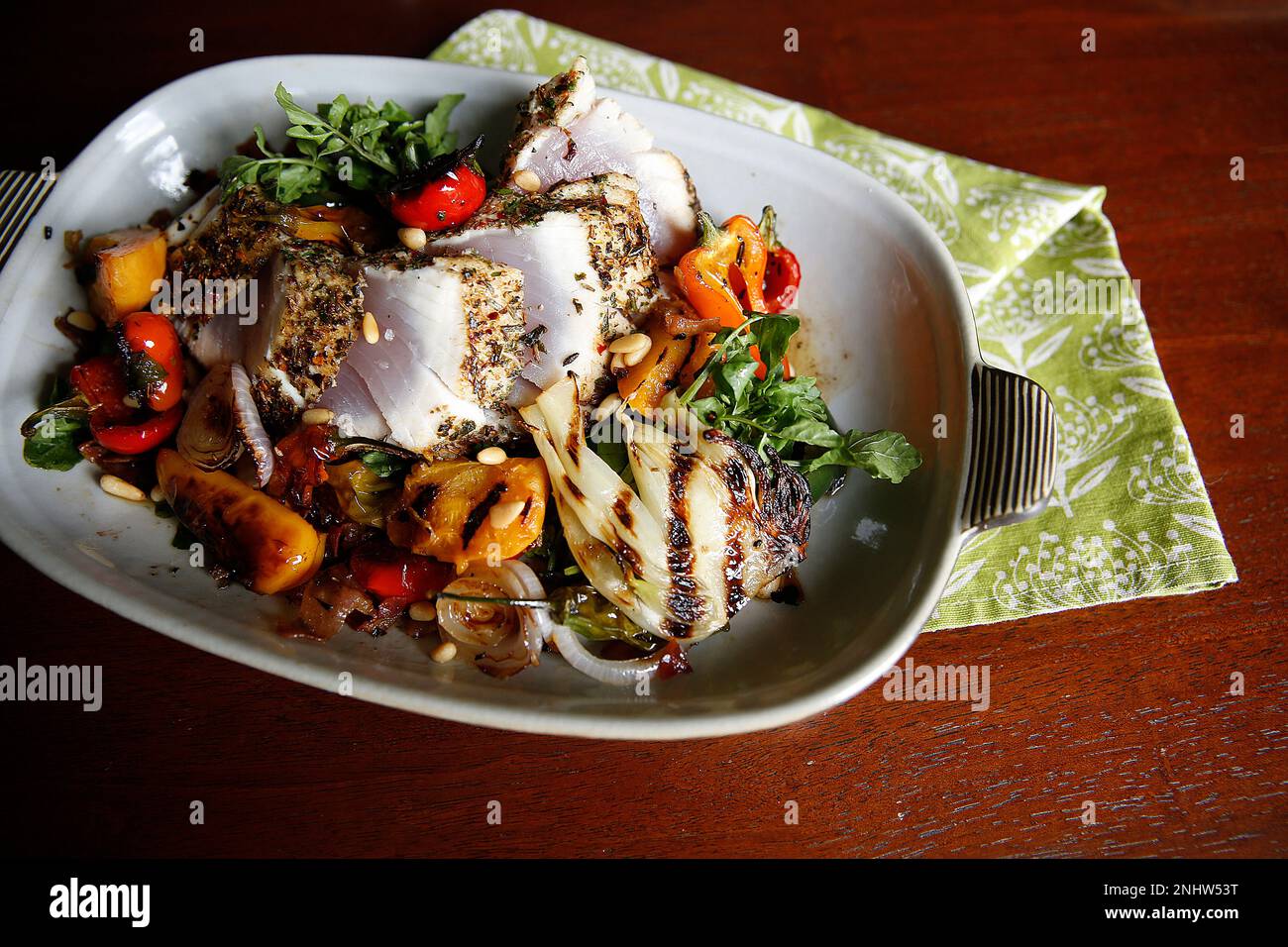 Chef Jen Biesty shares her recipe for Albacore tuna with gypsy peppers ...