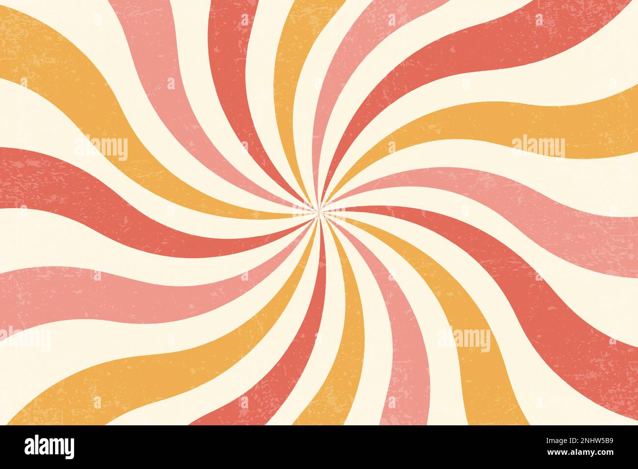 Retro sun burst vintage background. Swirl wallpaper with grunge. Spiral rays circus illustration ...