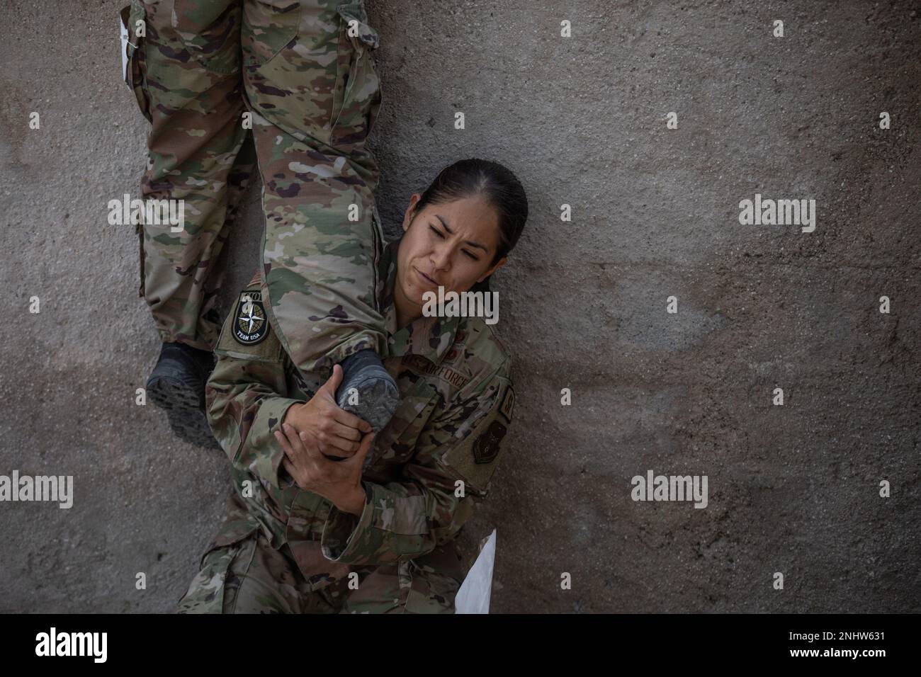 Air Force Reserve Capt. Andrea Uchiyama, 419th Security Forces Squadron ...