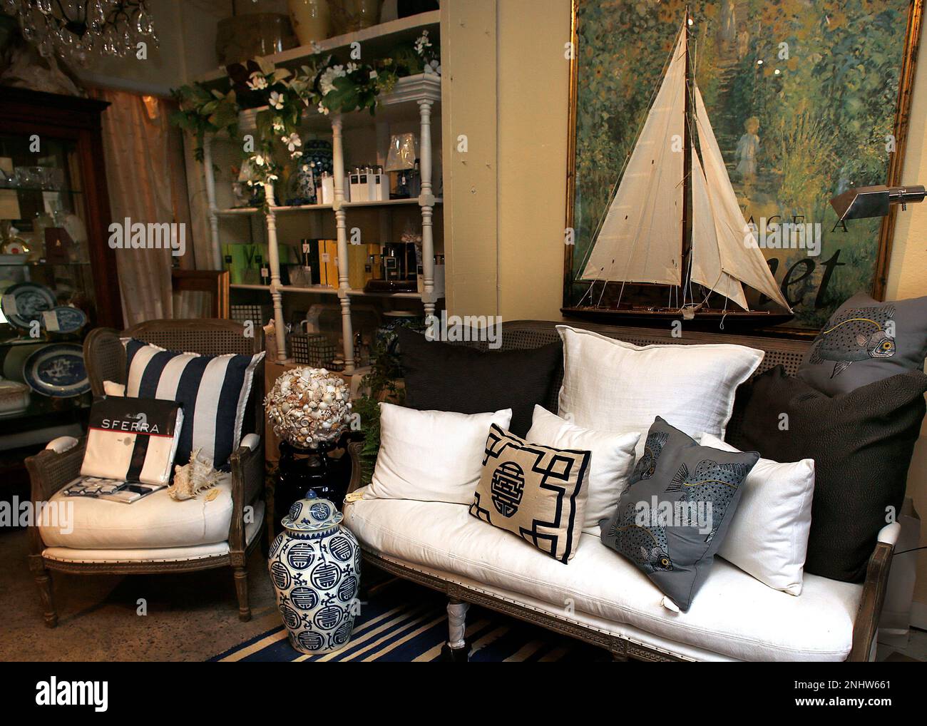 A display at the Maids' Quarters seen in downtown Los Gatos, California ...