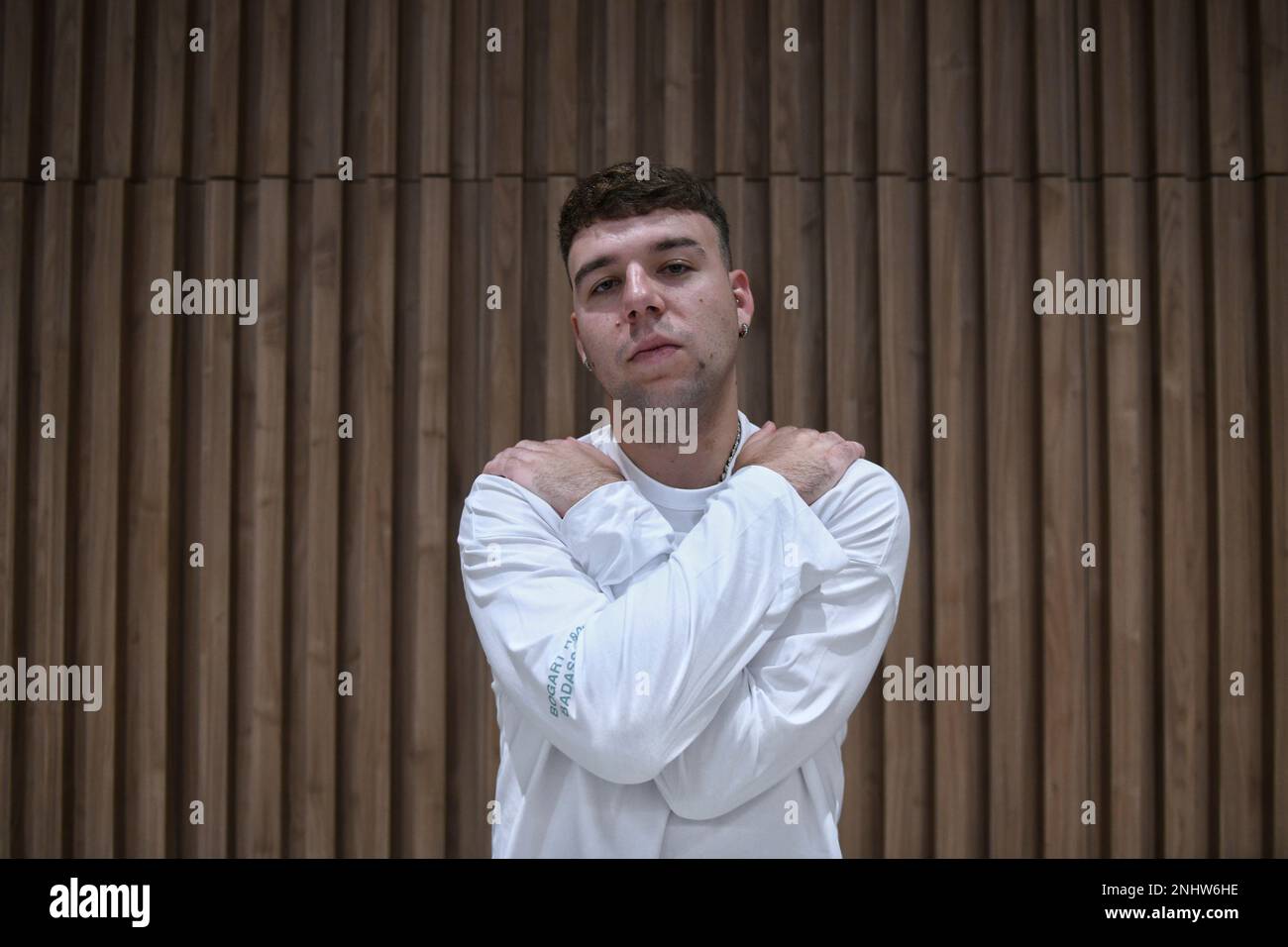 The singer Pedro Luis Dominguez Quevedo, known artistically as Quevedo ...