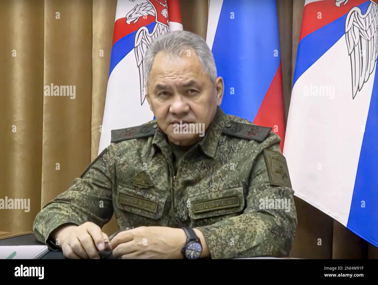 File In This Handout Photo Taken From Video Released By Russian