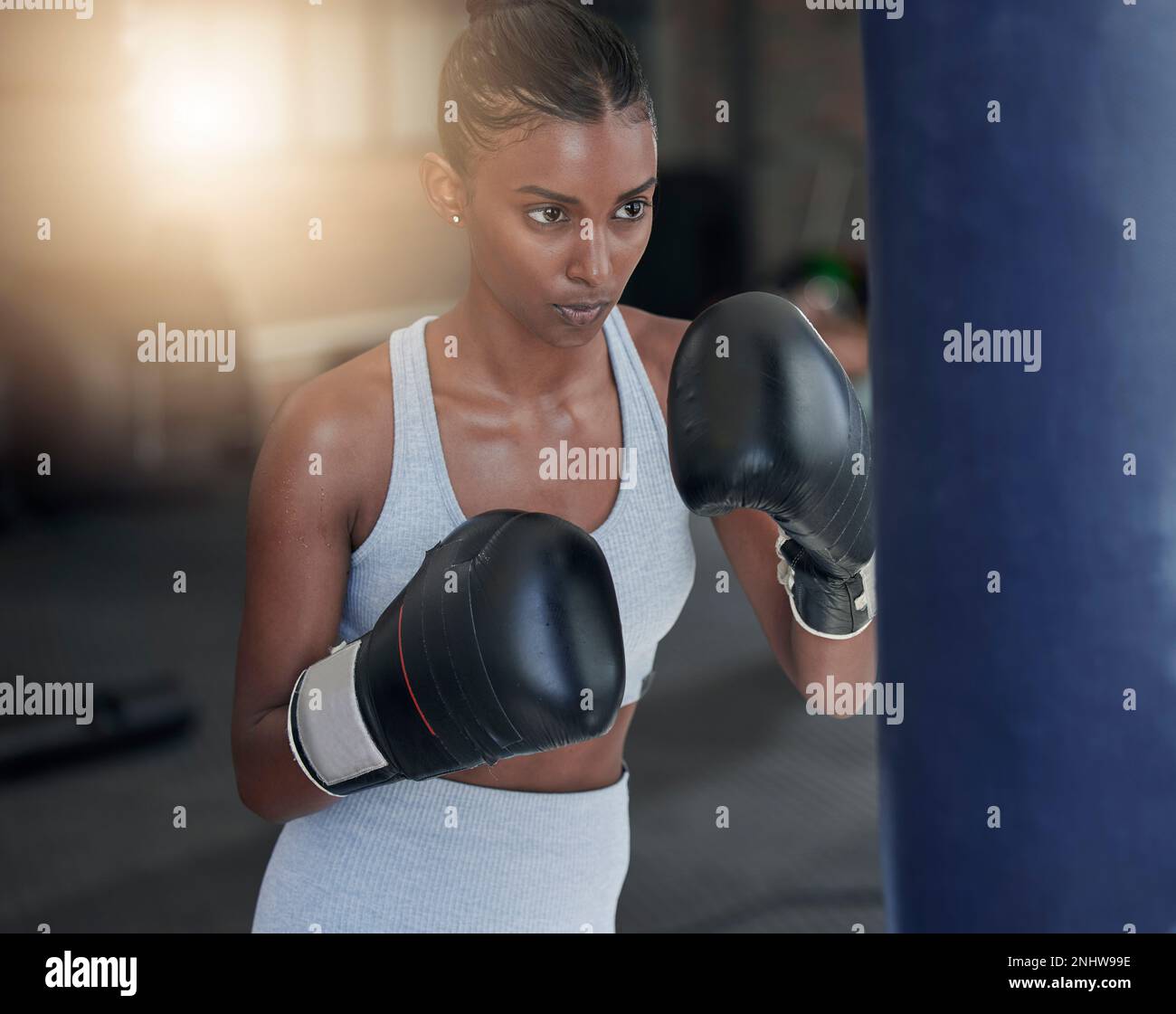 Female boxer vision hi-res stock photography and images - Alamy