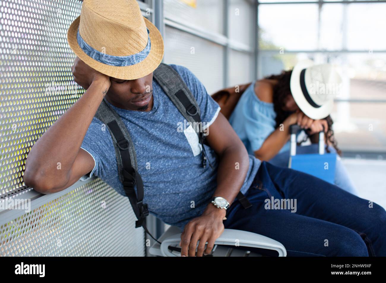 Frustrated woman bus hi-res stock photography and images - Alamy