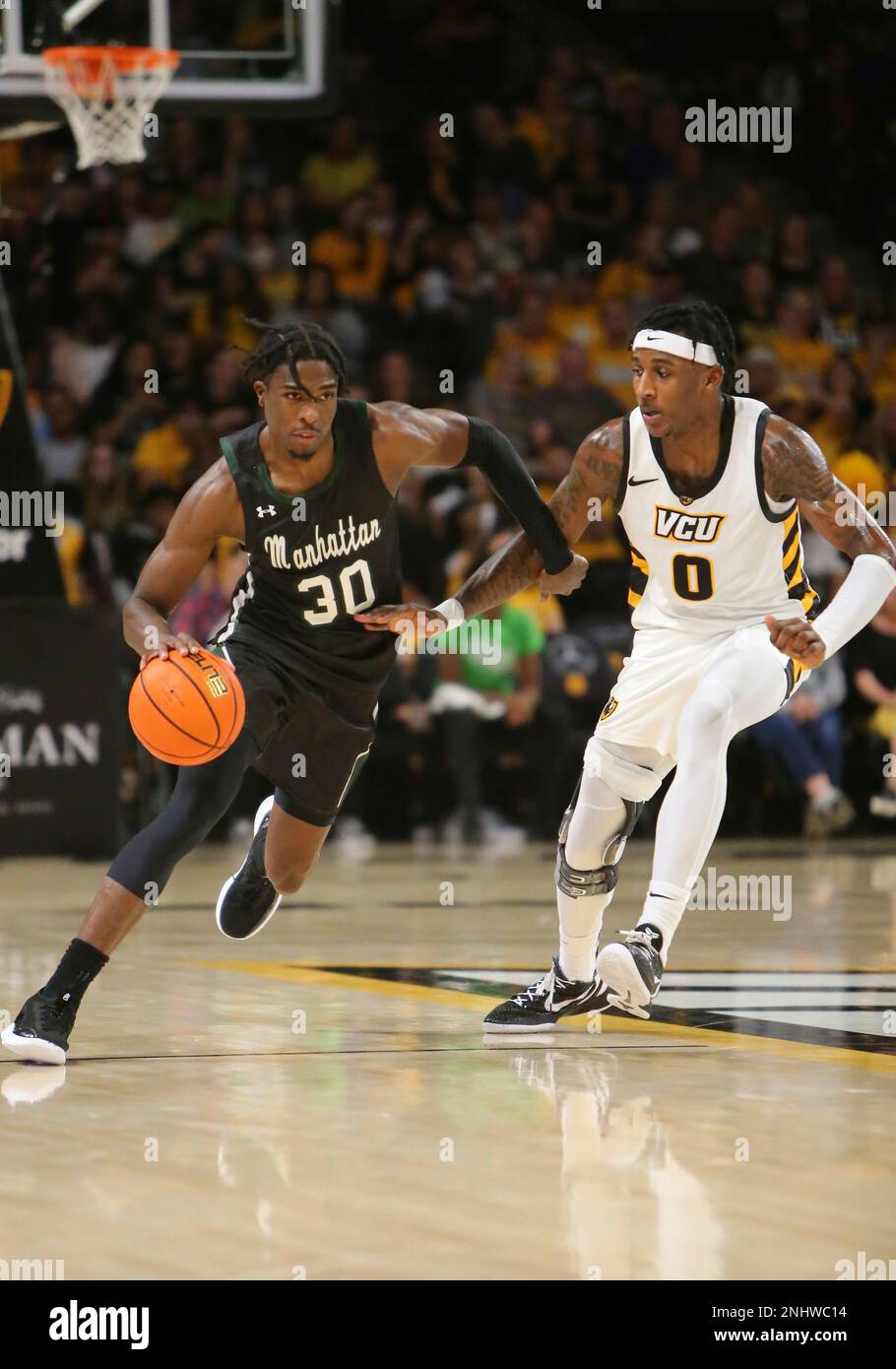 RICHMOND, VA - NOVEMBER 07: VCU Rams forward Jamir Watkins (0) attempts ...