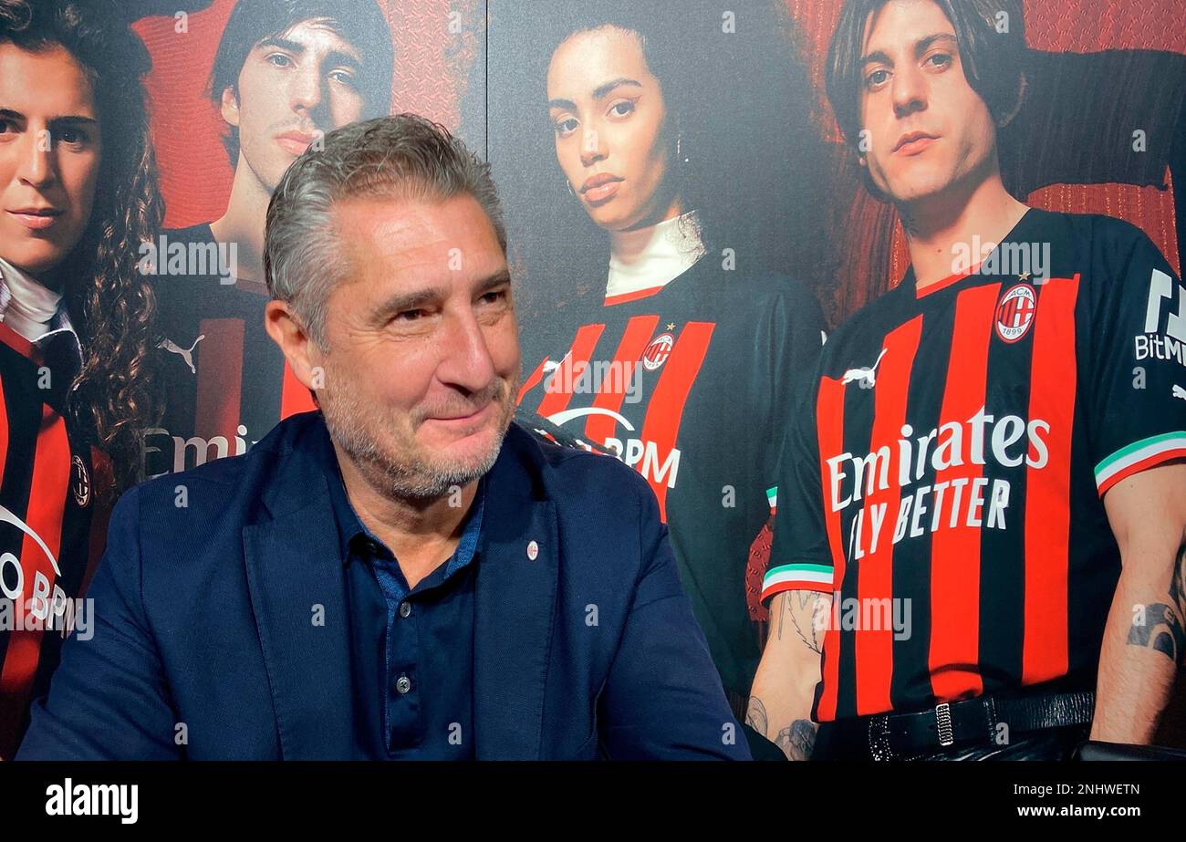 Former AC Milan forward and former national player for Italy Daniele ...