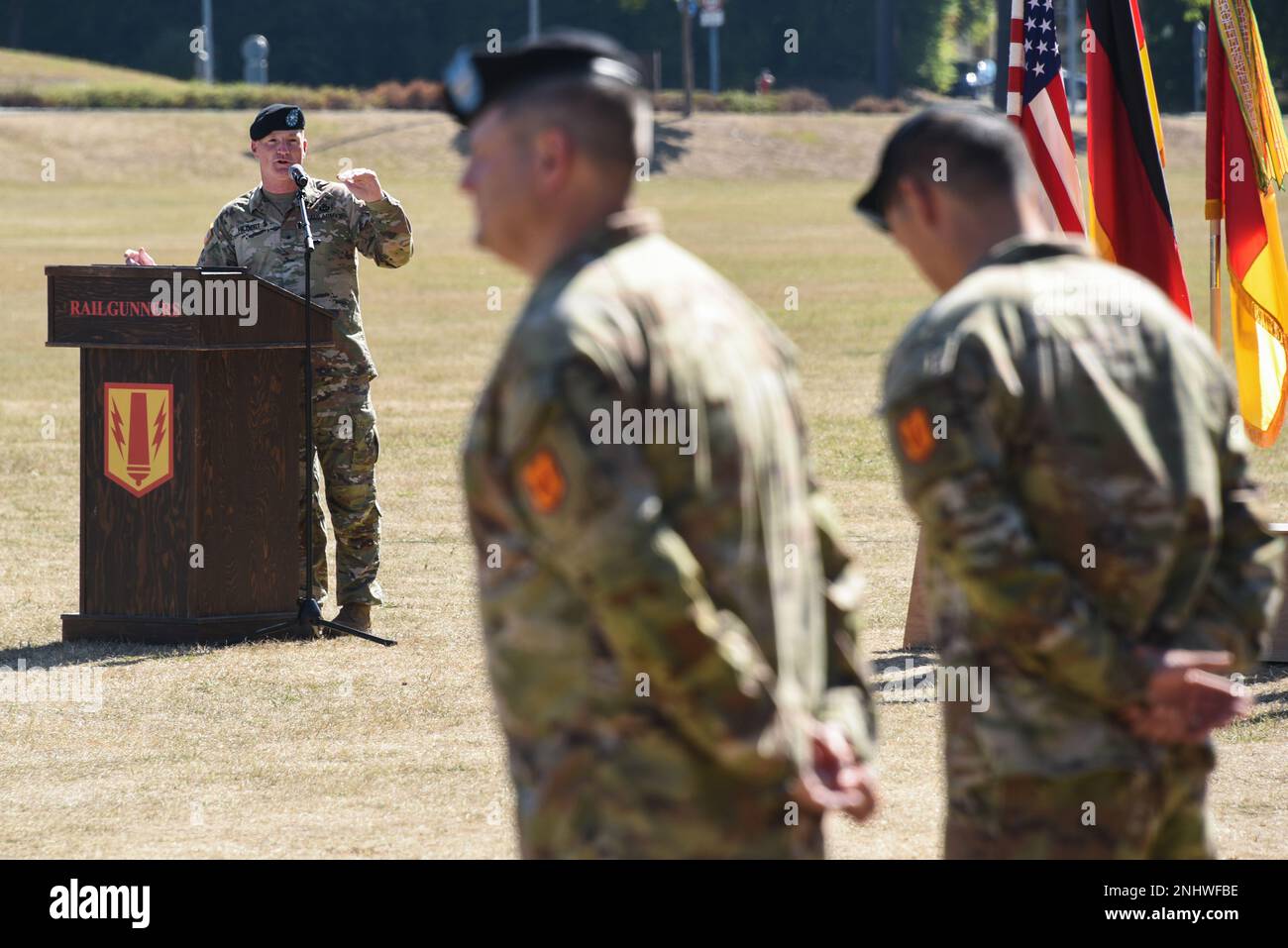 U.S. Army Brig. Gen. Joseph Hilbert, Commanding General of 7th Army ...