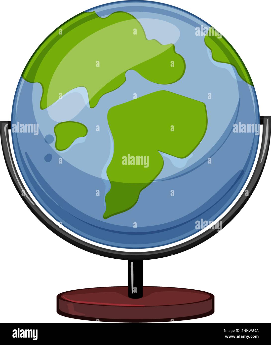 global globe cartoon vector illustration sign color Stock Vector Image ...
