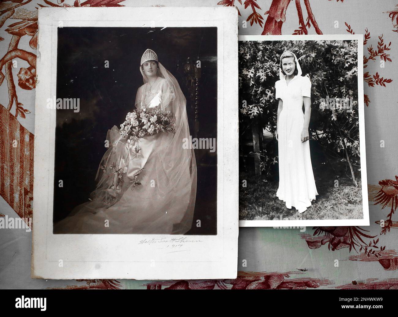 Heirlooms and pictures of Edith Bouvier Beale seen in the home of ...
