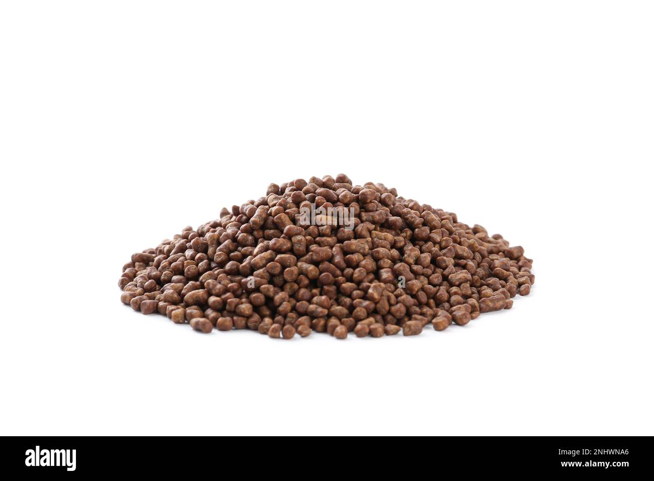 Pile of buckwheat tea granules on white background Stock Photo - Alamy