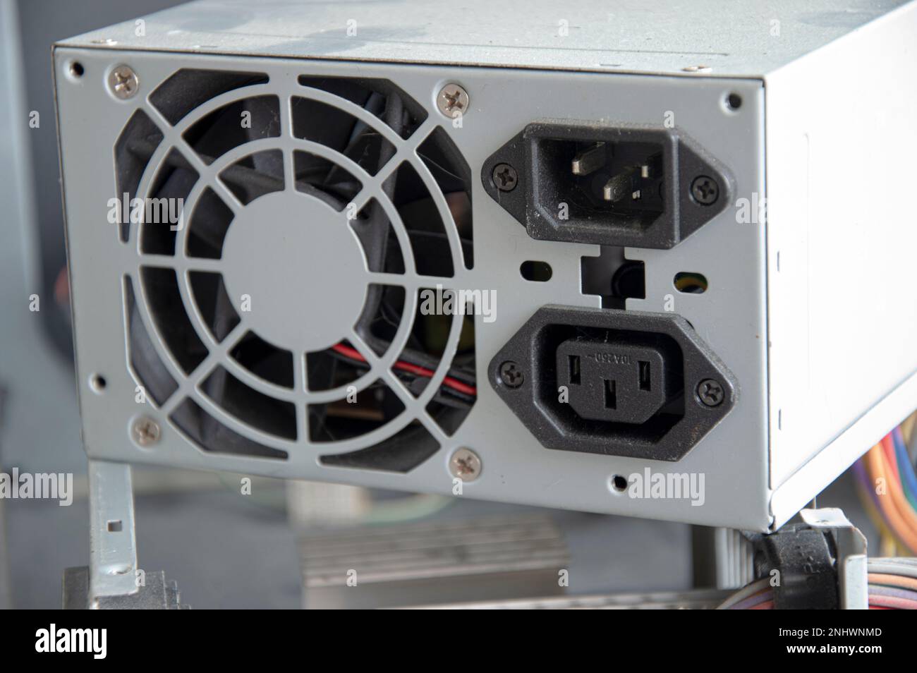 Power Supply of computers that are old Stock Photo - Alamy