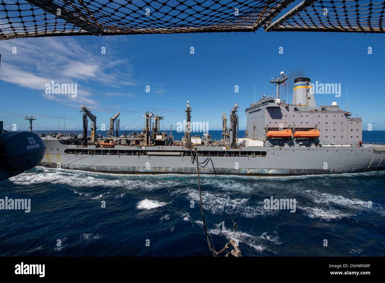 EAST CHINA SEA (Aug. 3, 2022) The fleet replenishment oiler USNS ...