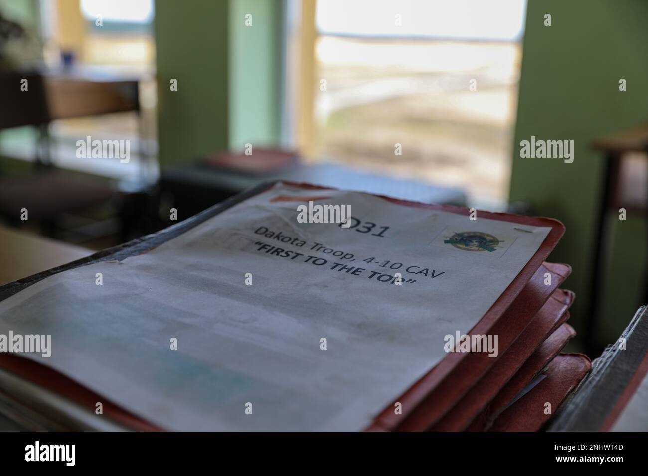 Gunnery packets for U.S. Soldiers assigned to Dakota Troop, 4th ...