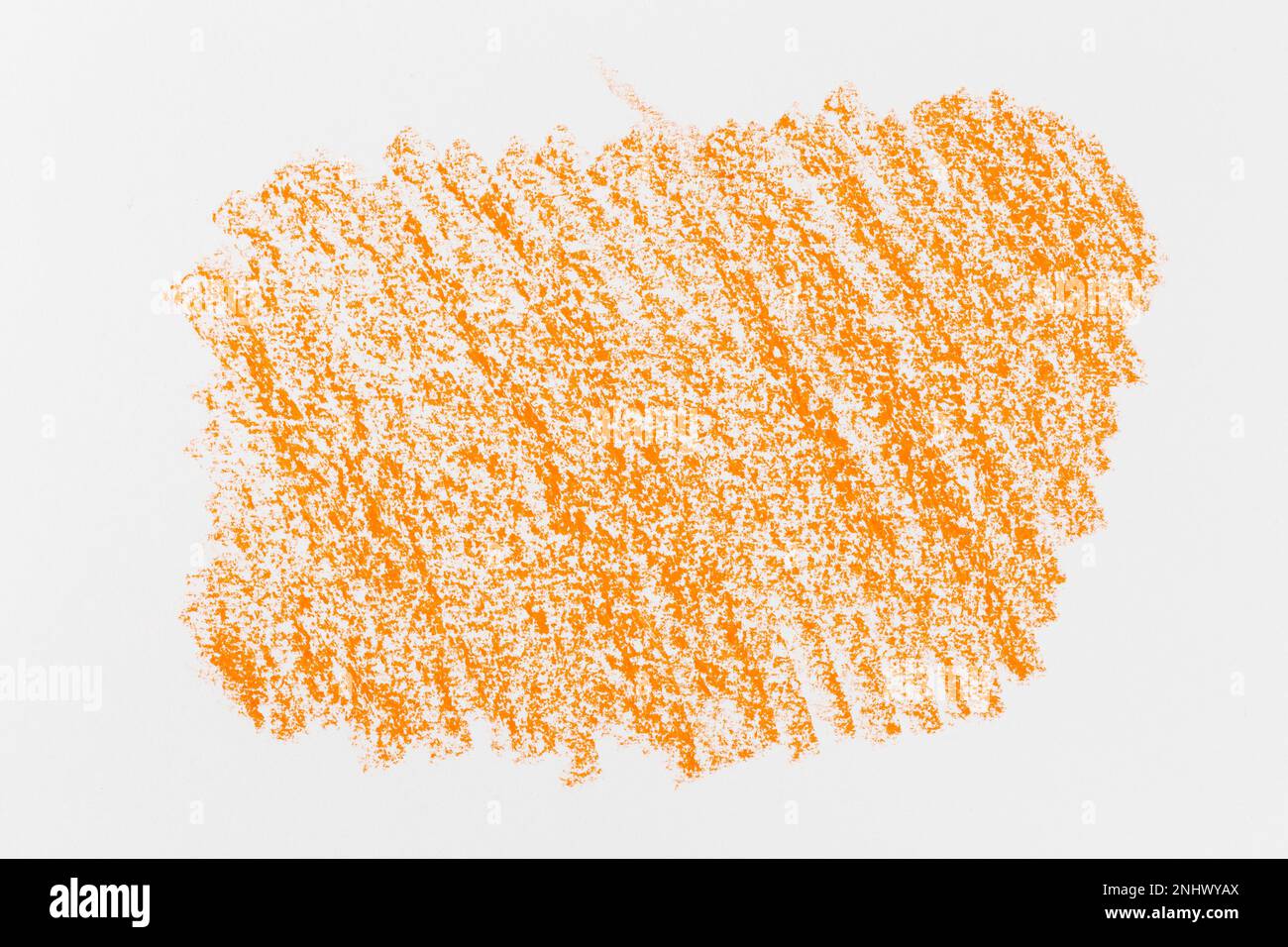 Orange color crayon hand drawing texture for background Stock Photo - Alamy