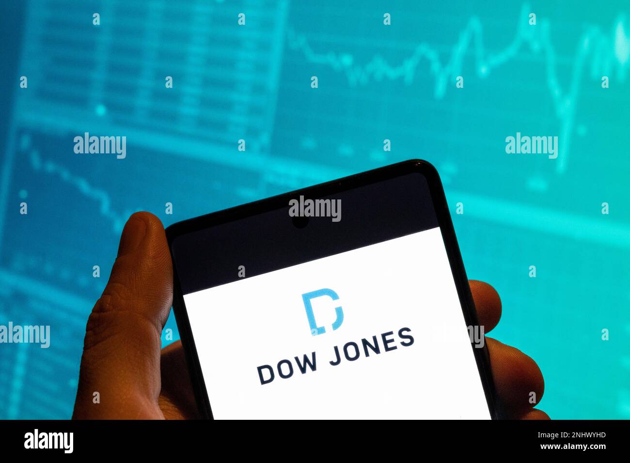 Dow jones logo hi-res stock photography and images - Alamy