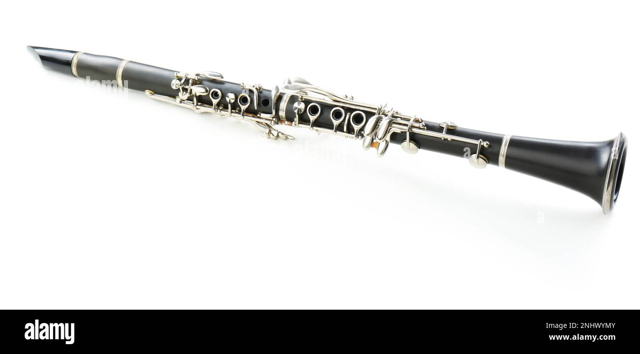 Clarinet isolated on white hi-res stock photography and images - Alamy