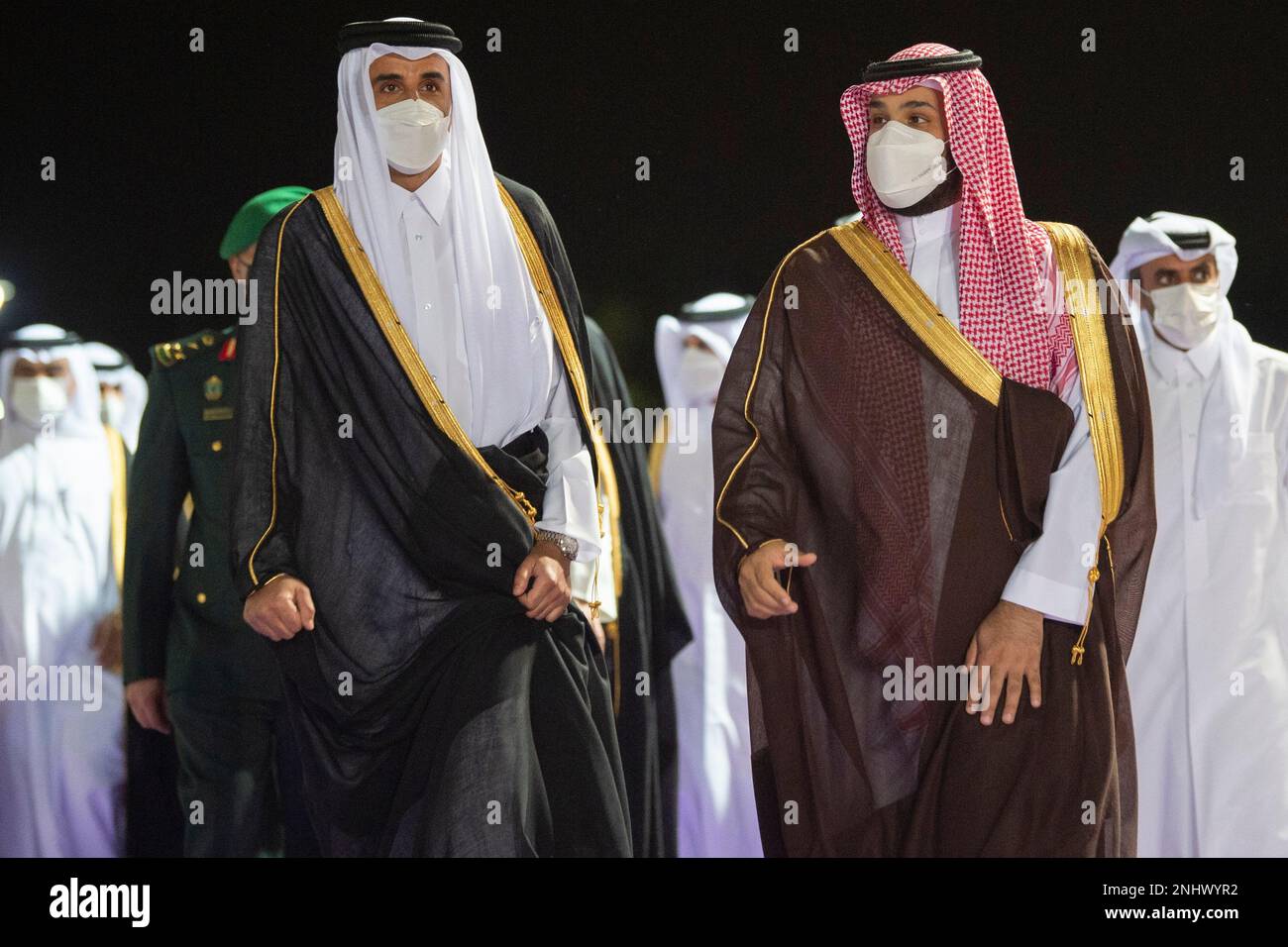 FILE - In this photo released by Saudi Royal Palace, Saudi Crown Prince ...