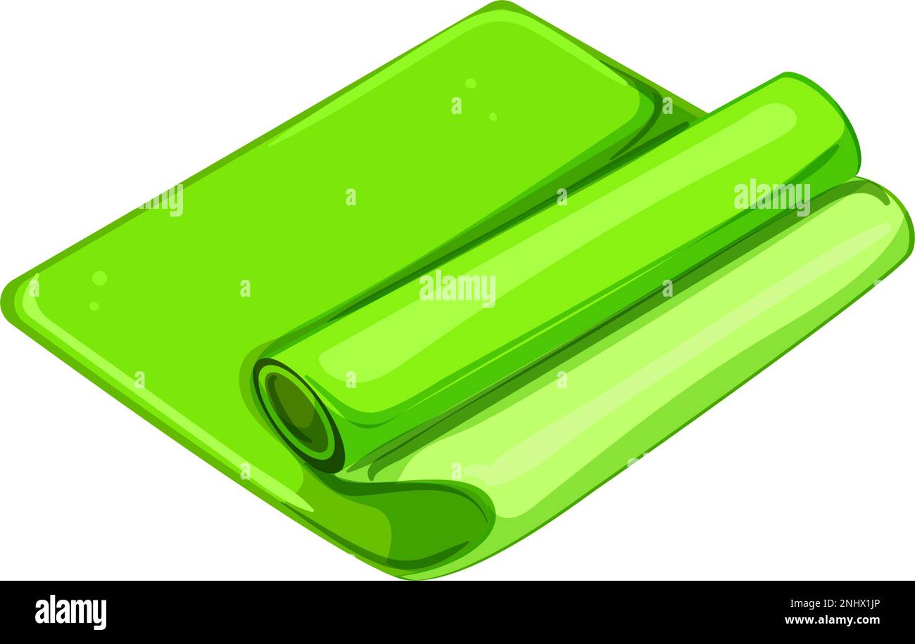 activity fitness mat cartoon vector illustration sign Stock Vector ...